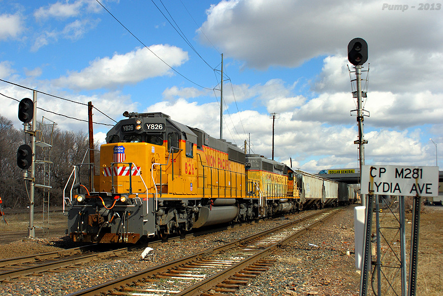 Westbound UP Yard Job Train